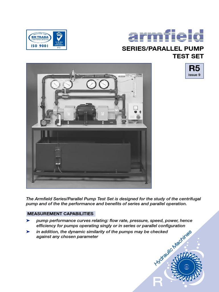 Series Parallel Pumps PDF | PDF | Pump | Pressure Measurement