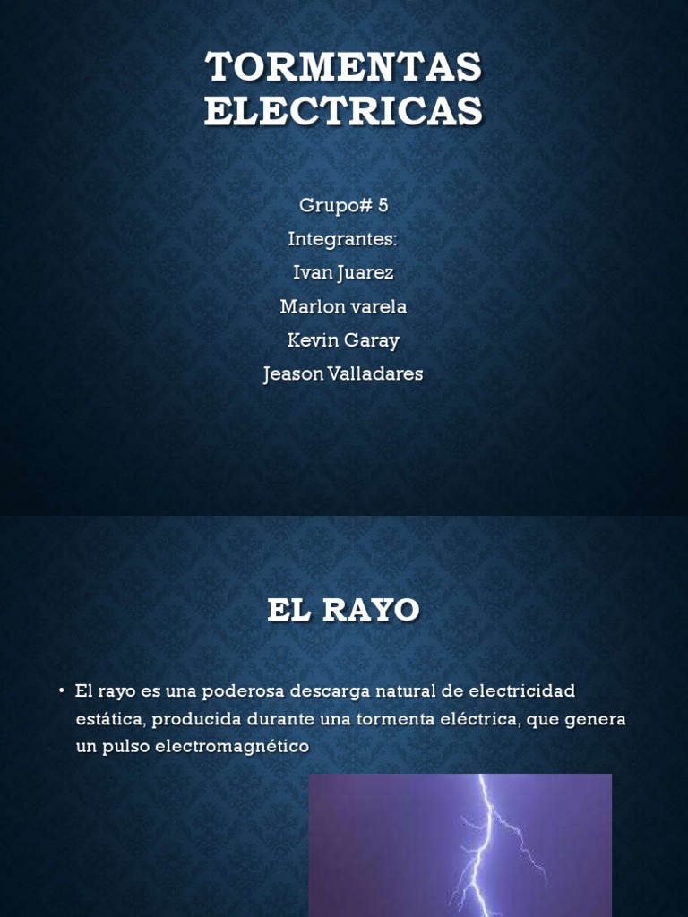 Tormentas Electricas PDF | PDF | Relámpago | Tormenta
