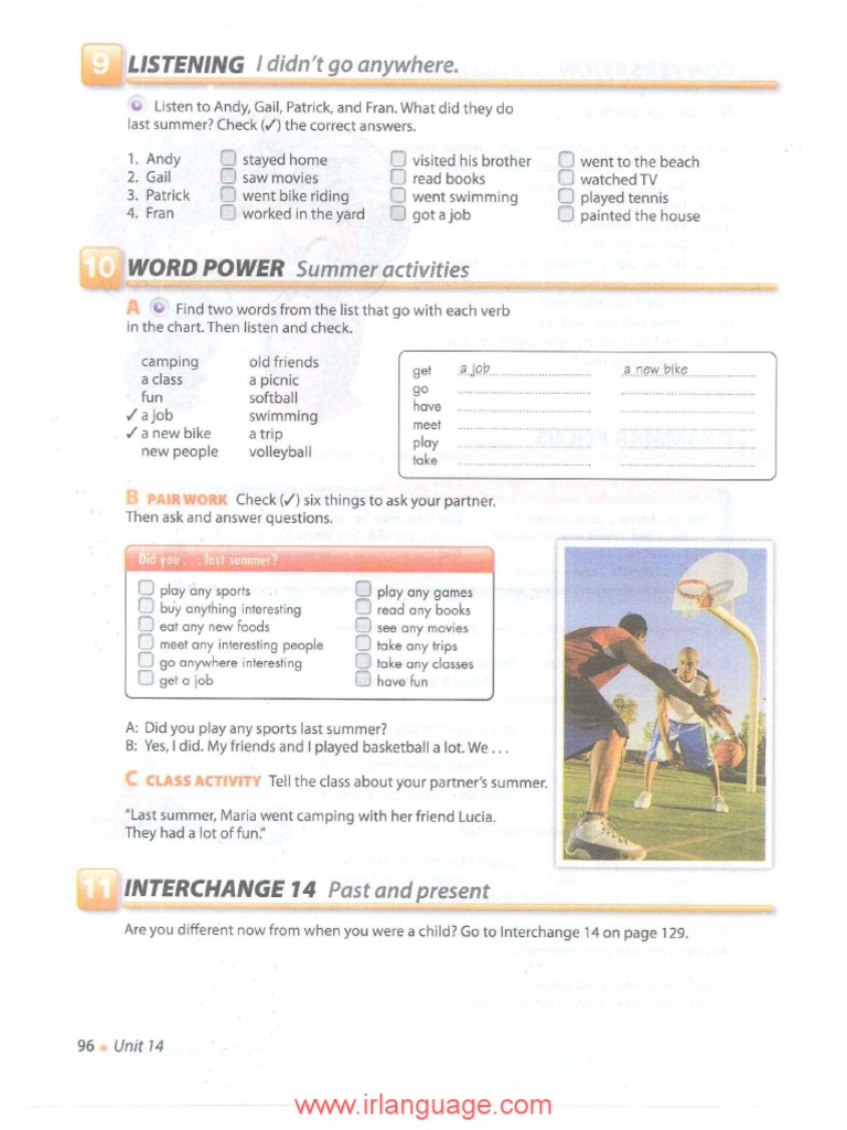 Simple Past Listening | PDF