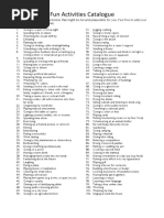Emotion Regulation Handout 16 Pleasant Events List | PDF | Dialectical ...