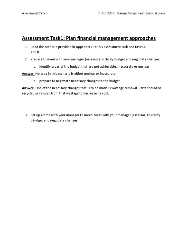 BSBFIM501 Assessment Task1 | PDF | Historical Cost | Accounting