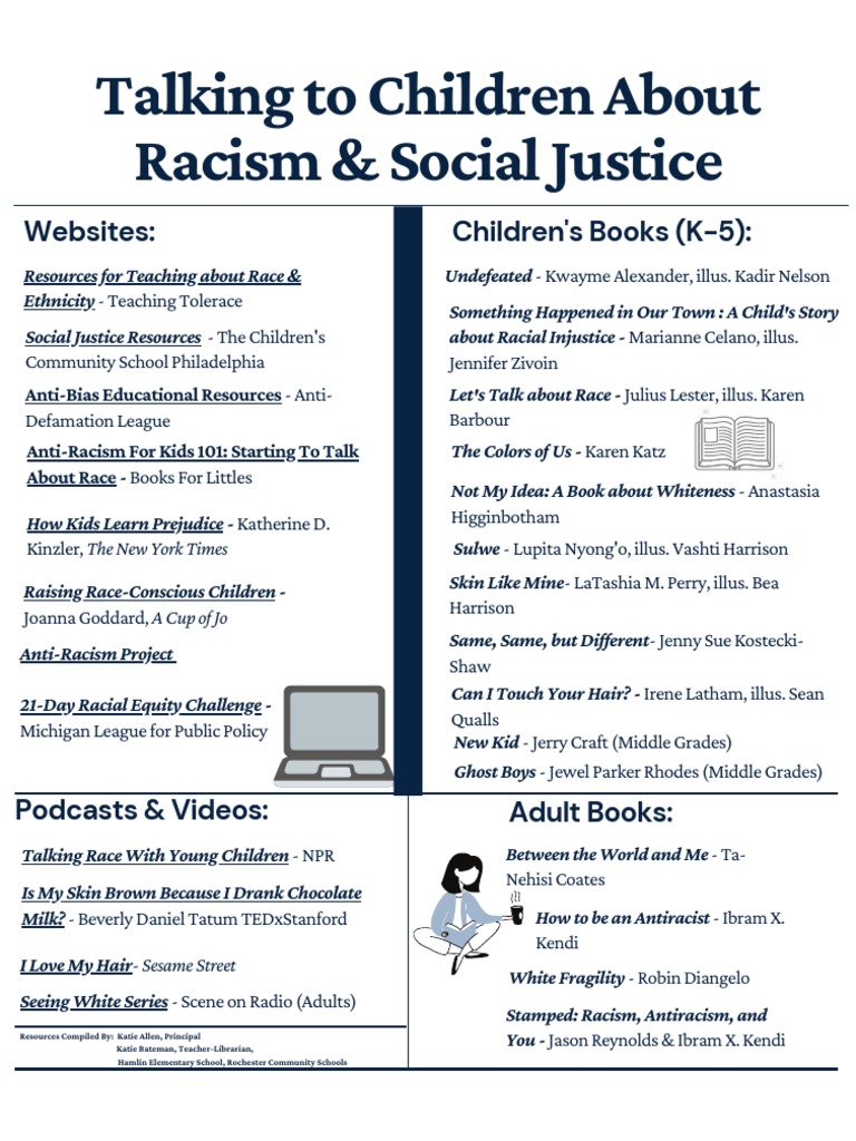 Talking To Children About Racism Social Justice | PDF | Politics And ...