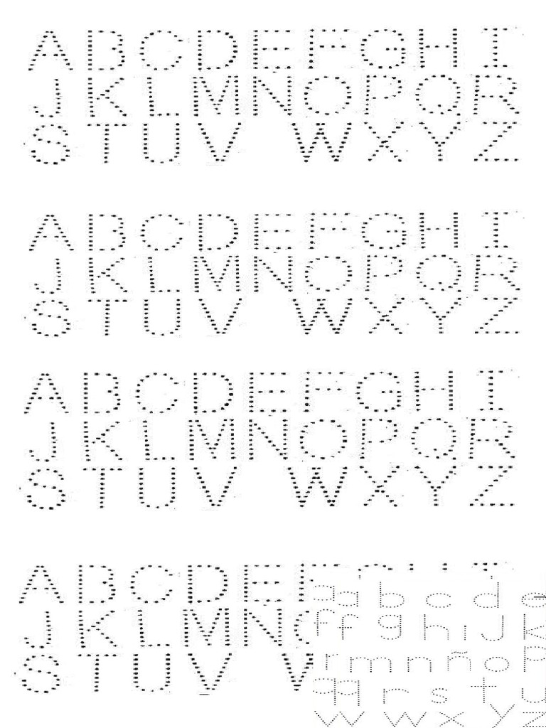 Abecedario Puntitos | PDF