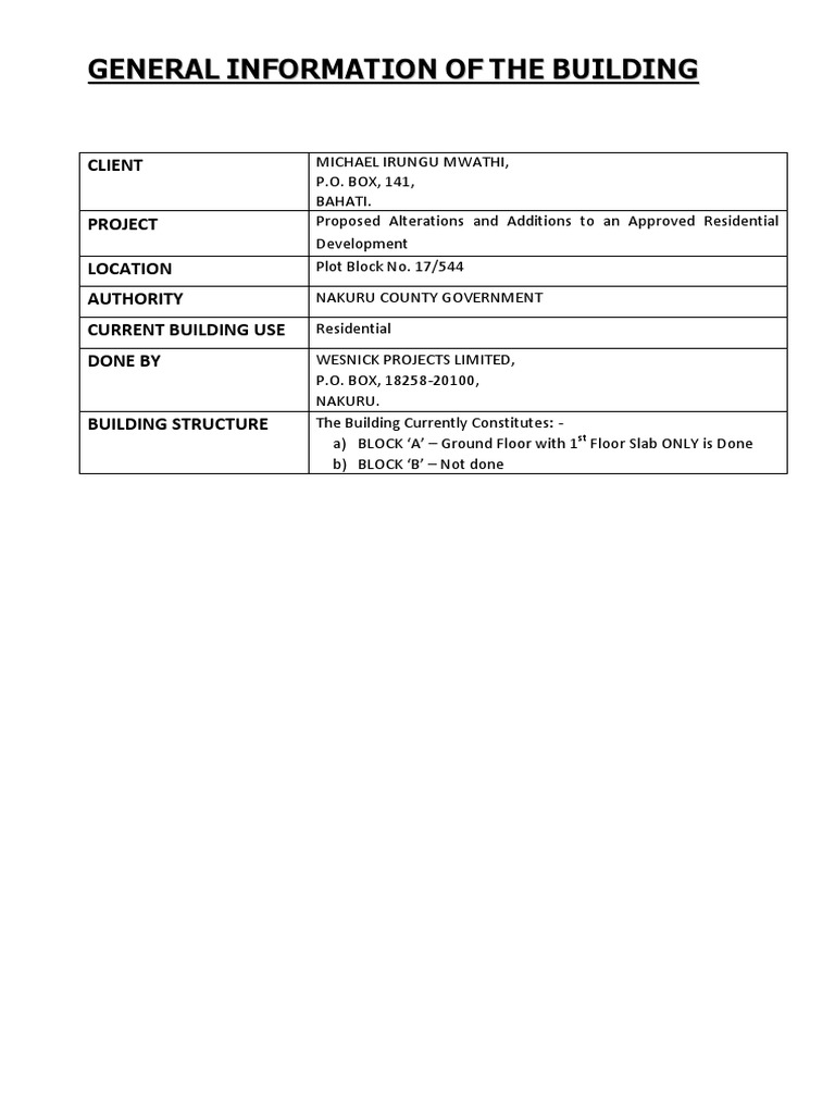 Structural Integrity Report PDF | PDF | Building Materials | Civil ...