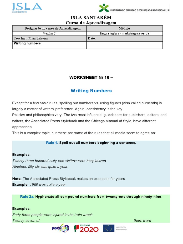Numbers in Bussiness Comunication | PDF | Odds | Percentage