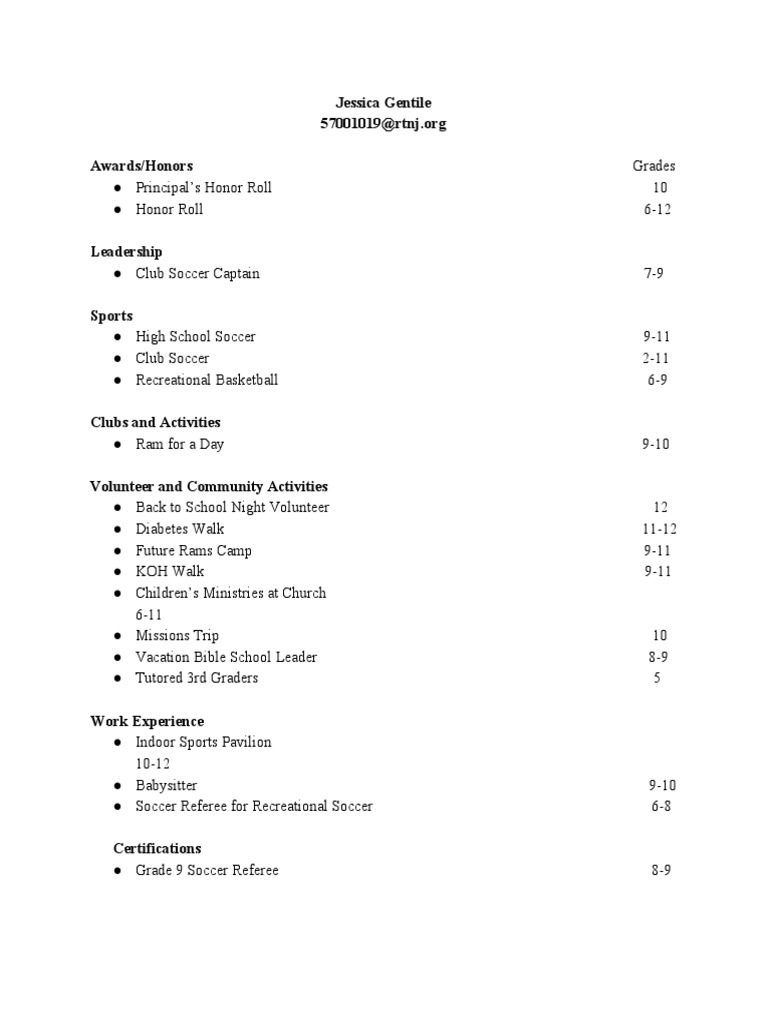Resume 2020 | PDF