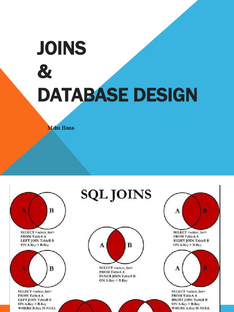 Joins + Database Design | PDF | Database Design | Table (Database)