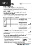 AP World History LEQ Scoring Guide | PDF | Argument | Cognition