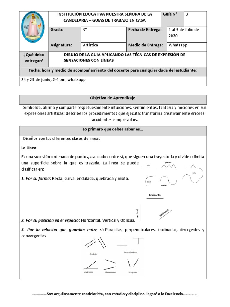 Actividades de Artística para Tercer Grado | PDF | Dibujo | Conceptos ...