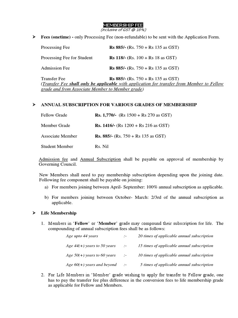 Transfer Fee Shall Only Be Applicable With Application For Transfer ...