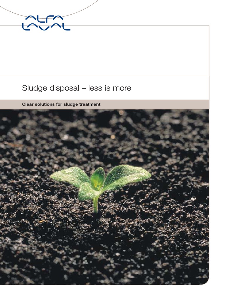 Brochure Sludge Disposal PDF | PDF | Sewage Treatment | Anaerobic Digestion