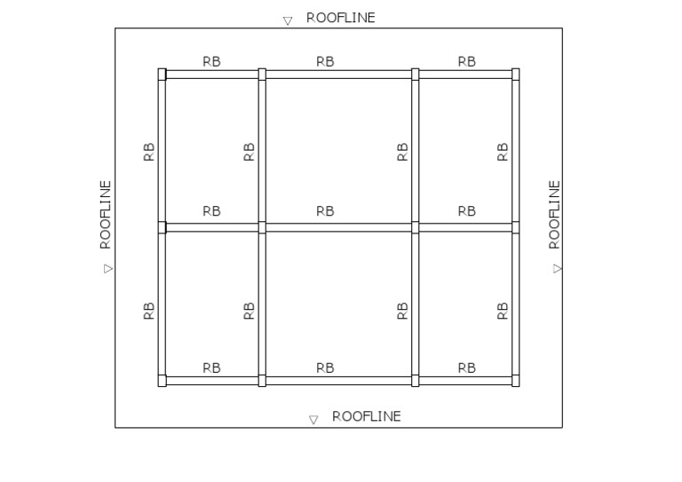 Roof Beam Plan PDF | PDF