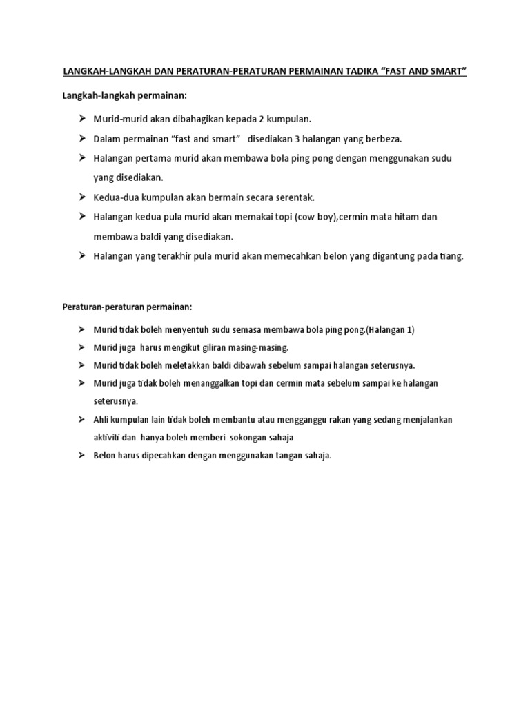 LANGKAH Fast and Smart | PDF