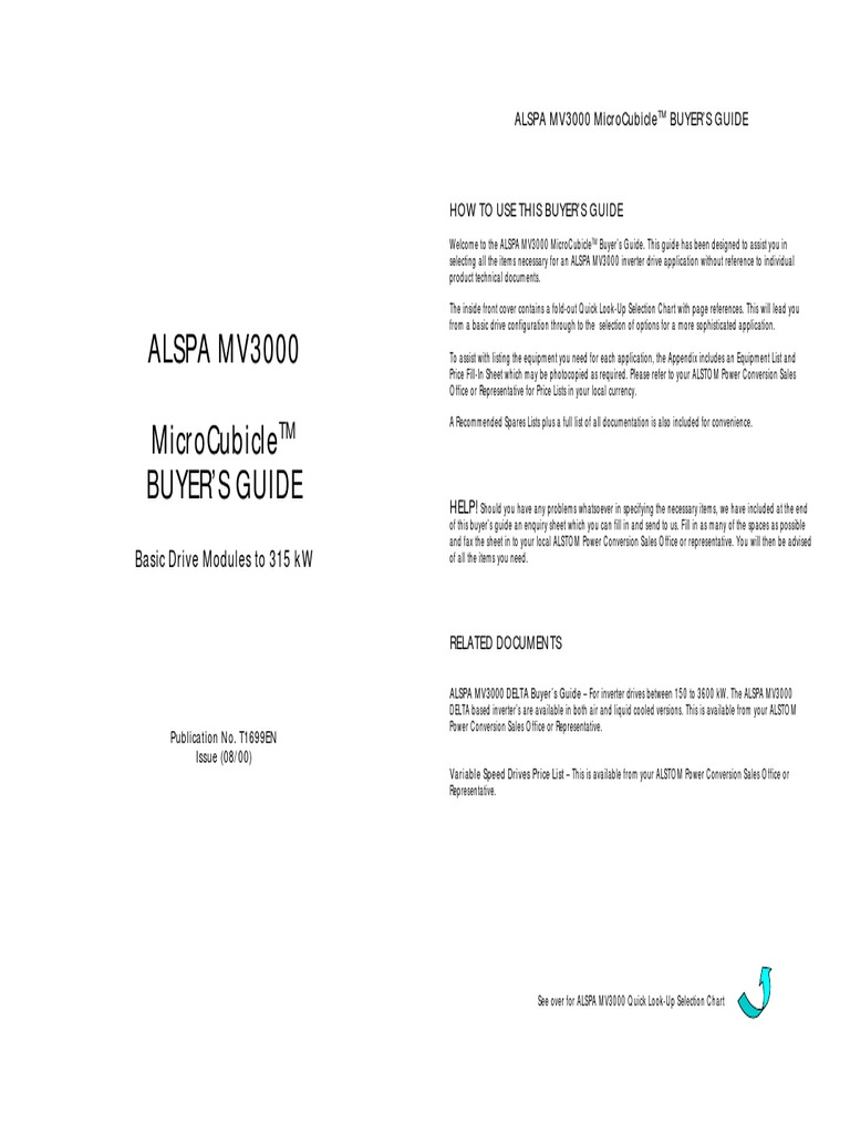 Alspa MV3000 Buyers Guide PDF | Download Free PDF | Electromagnetic ...
