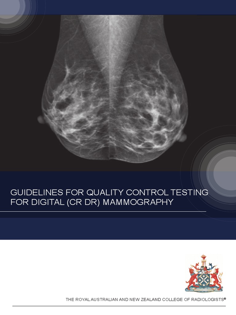 Guidelines For Quality Control Testing For Digital (CR DR) Mammography ...