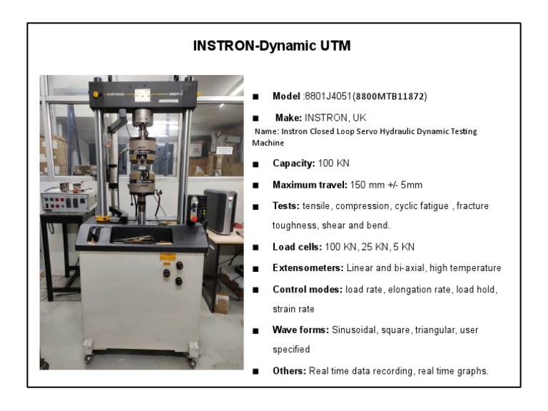 Instron 8801 - 2019 | PDF