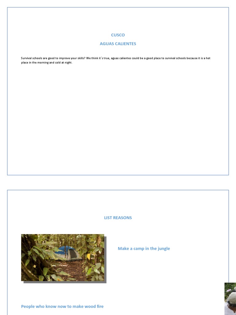 Brochure Survival | PDF