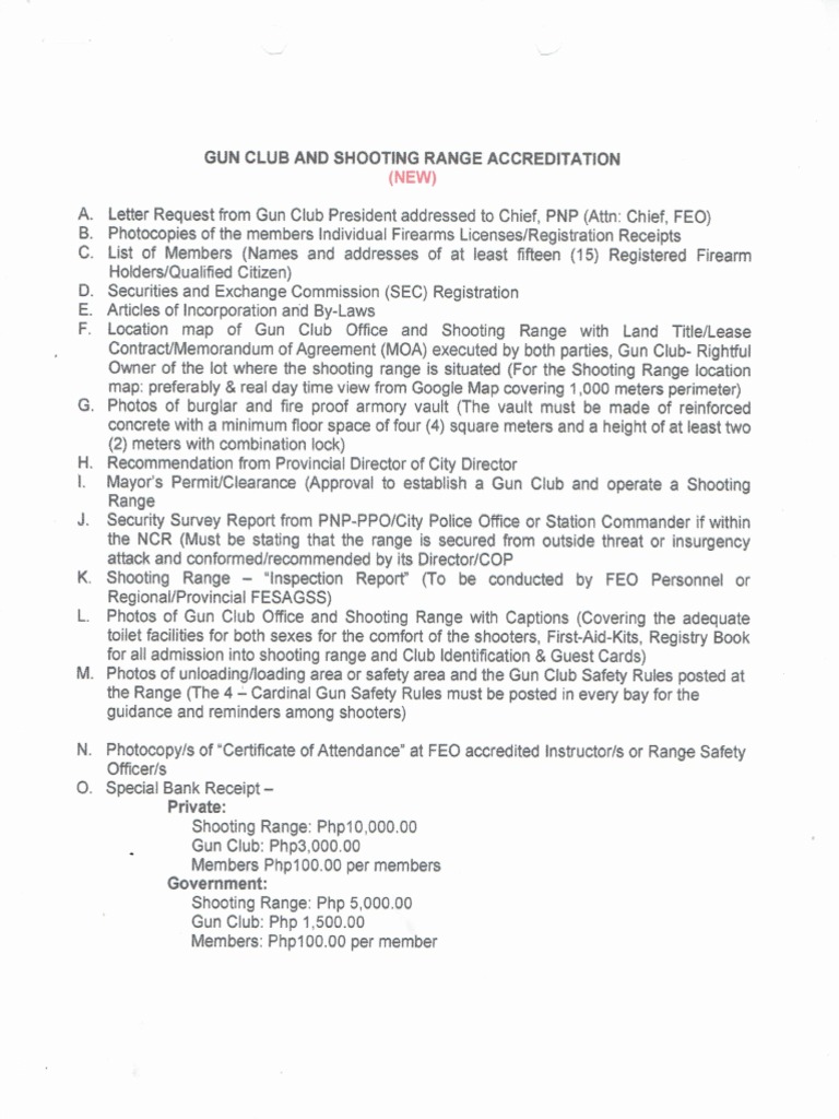 EEMD Standard Checklist For Permit and Licenses PDF | PDF