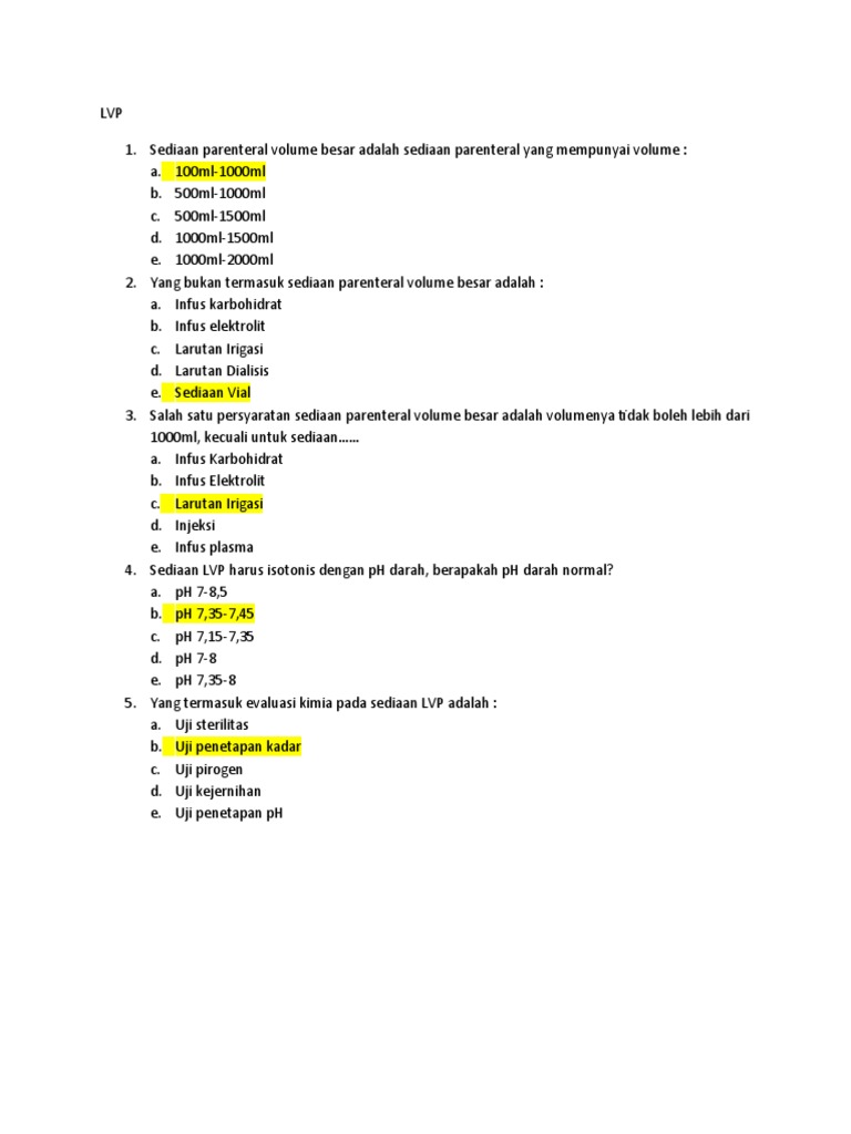 Soal LVP SPV | PDF