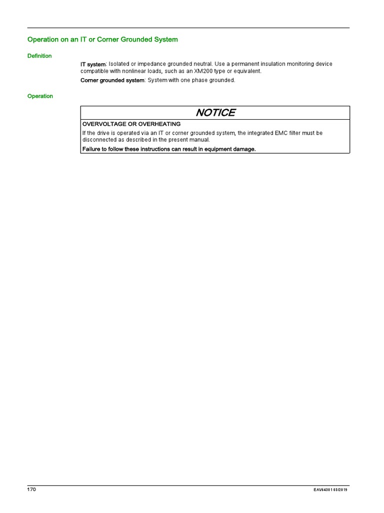 Operation on an IT or Corner Grounded System | PDF | Components ...