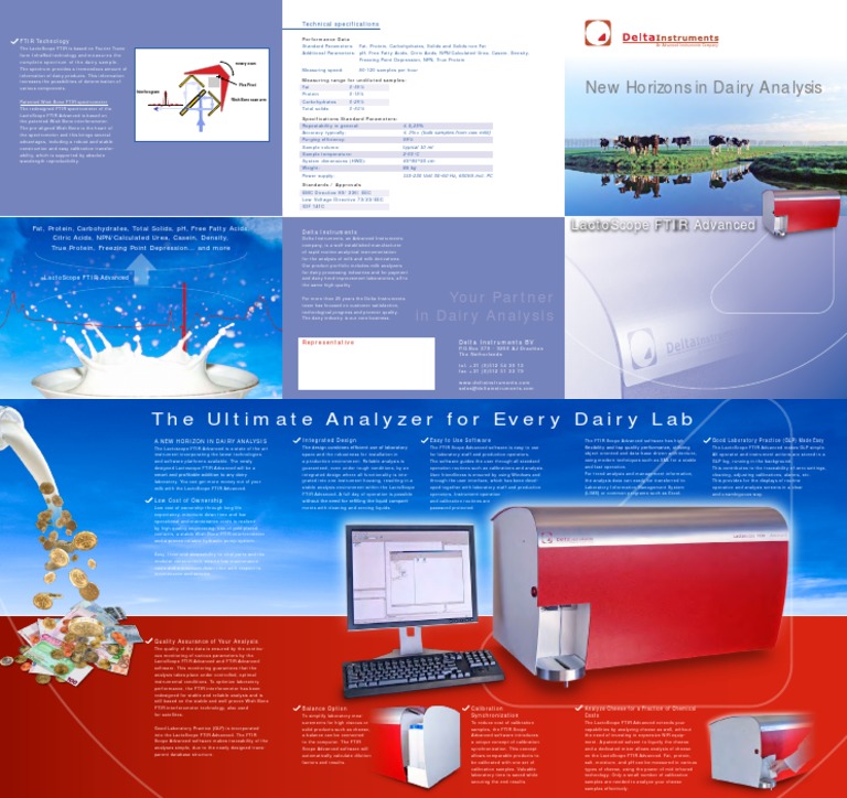 LactoScope FTIR AdvancedLR | PDF | Calibration | Nature