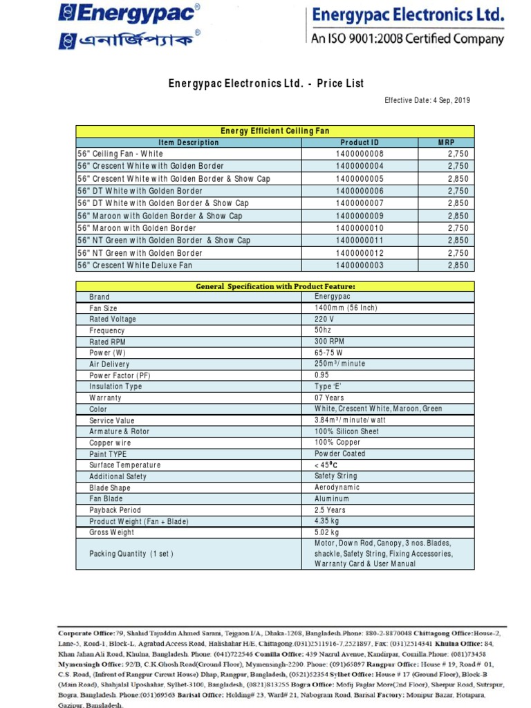 Price List 04092019 SAP ID - Jewel Akon PDF | PDF | Ac Power Plugs And ...