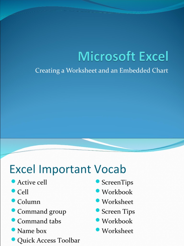 Creating Interactive Worksheets: Embedding Charts in Excel to Visualize ...