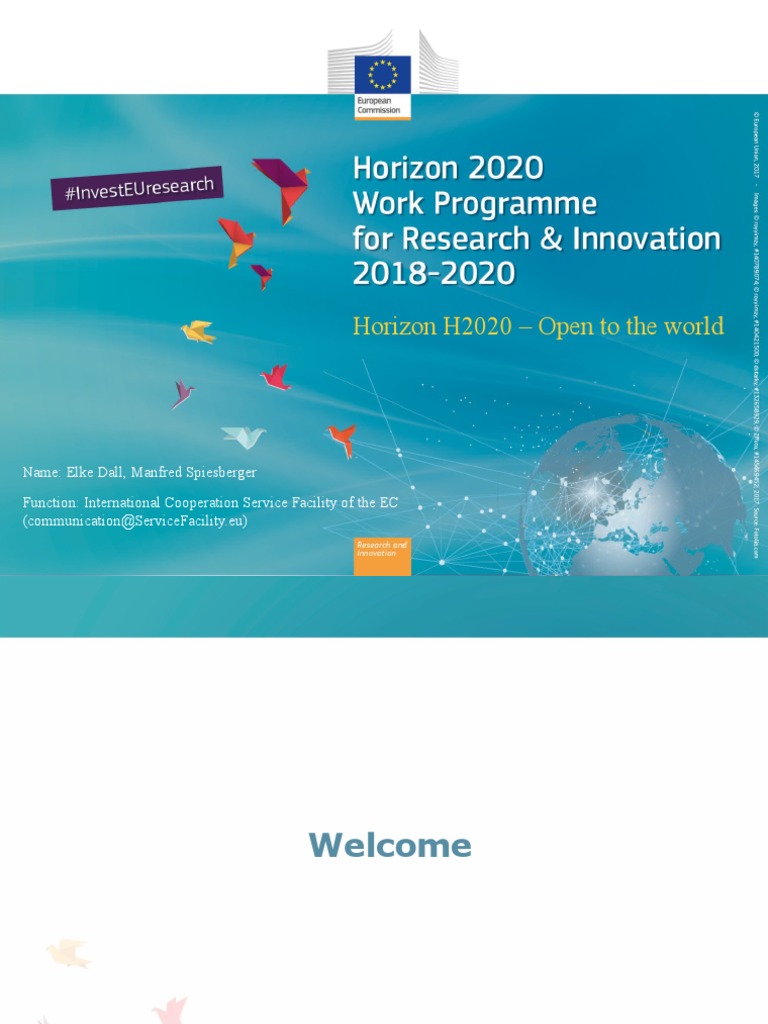 Horizon H2020 - Open To The World | PDF | Policy | Economies