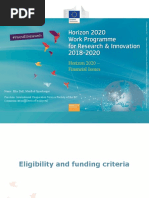 Horizon Europe Lump Sum Budget Guide | PDF | Microsoft Excel | Cost