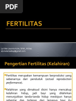 Cara Menghitung CBR, GFR, Asfr | PDF