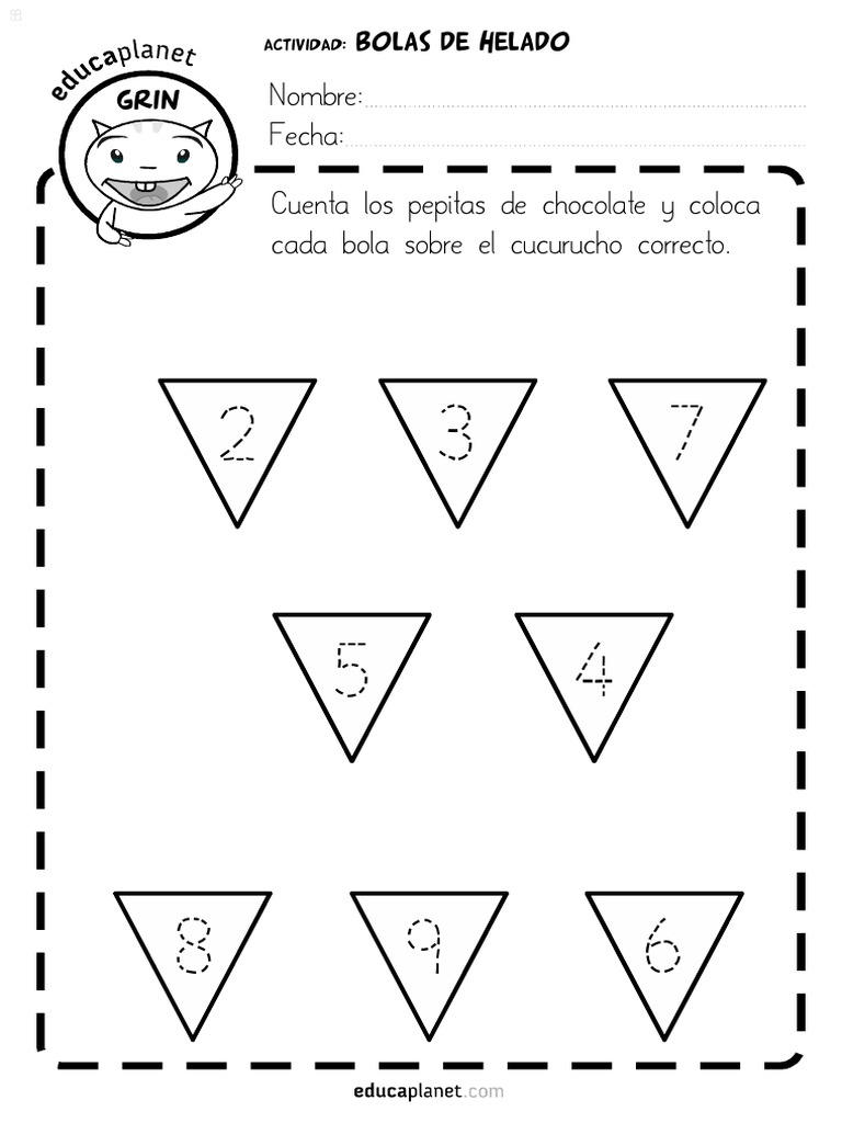 Helado Numeros Eb Educaplanet PDF | PDF