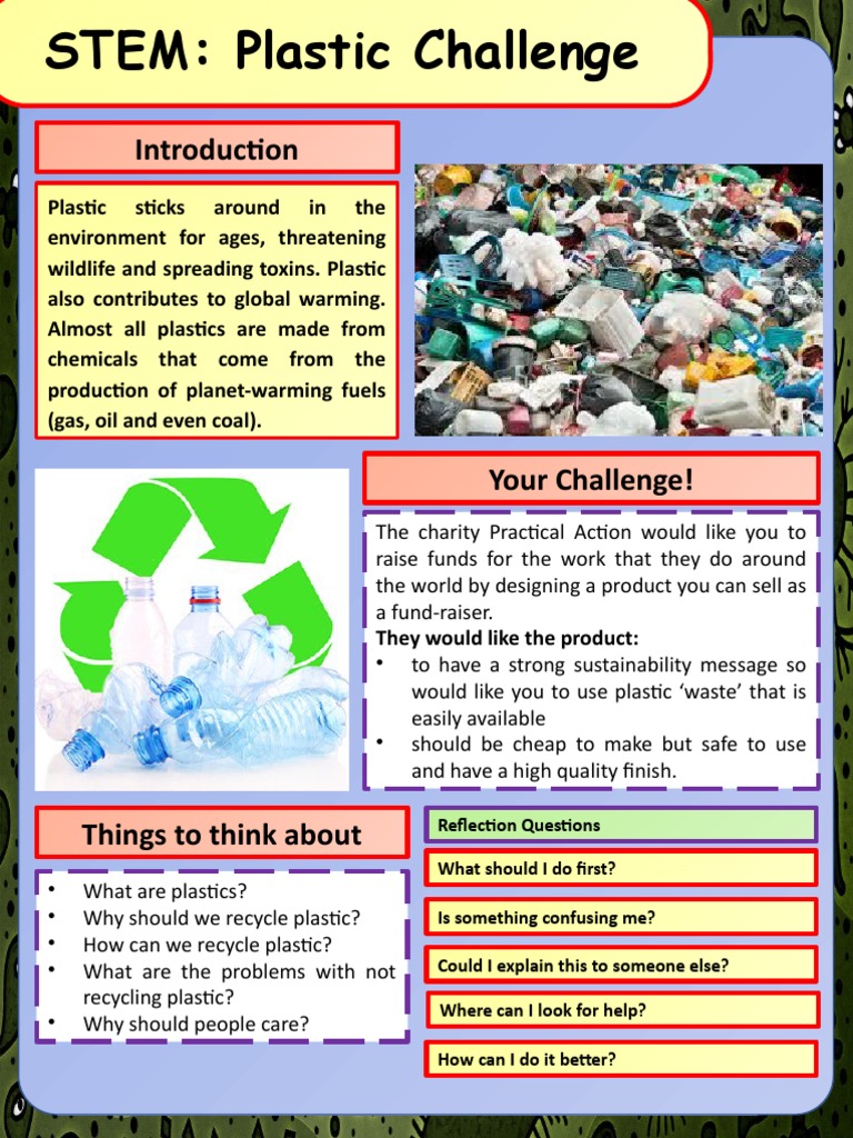 Plastic Problems Stem Challenge | PDF