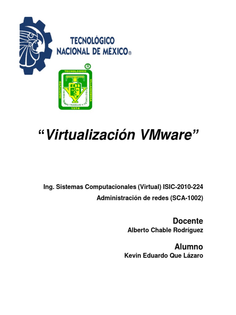 Virtualizacion VMware | Descargar gratis PDF | V Mware | Virtualización