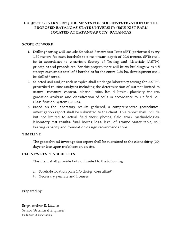 Soil Test Report | PDF