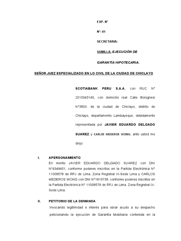 DDA HIPOTECA SABANA - Final | PDF | Hipoteca Comercial | Finanzas y dinero