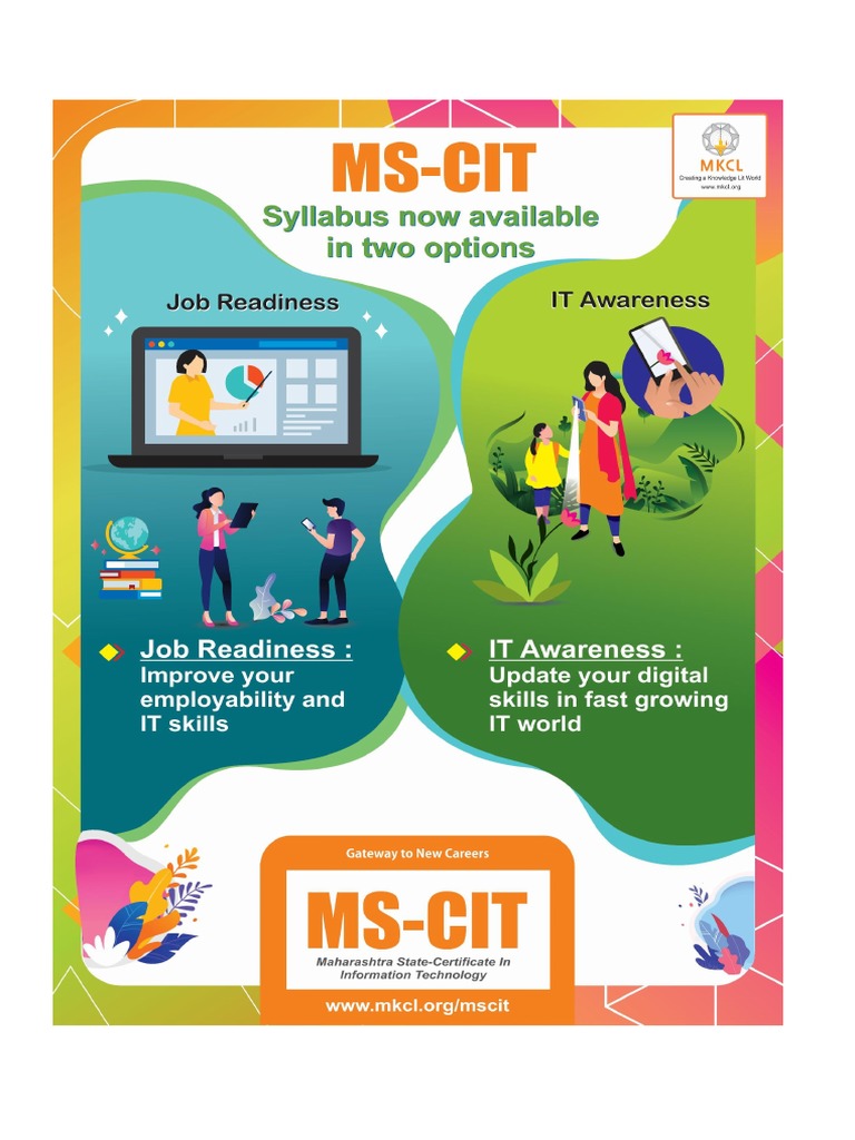 MS CIT 2020 Day Wise Break Up | PDF | Microsoft Outlook | Mobile App