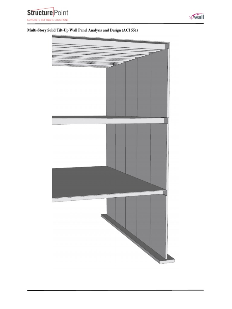 Multi-Story Tilt-Up Wall Panel Analysis and Design ACI-551 | PDF ...