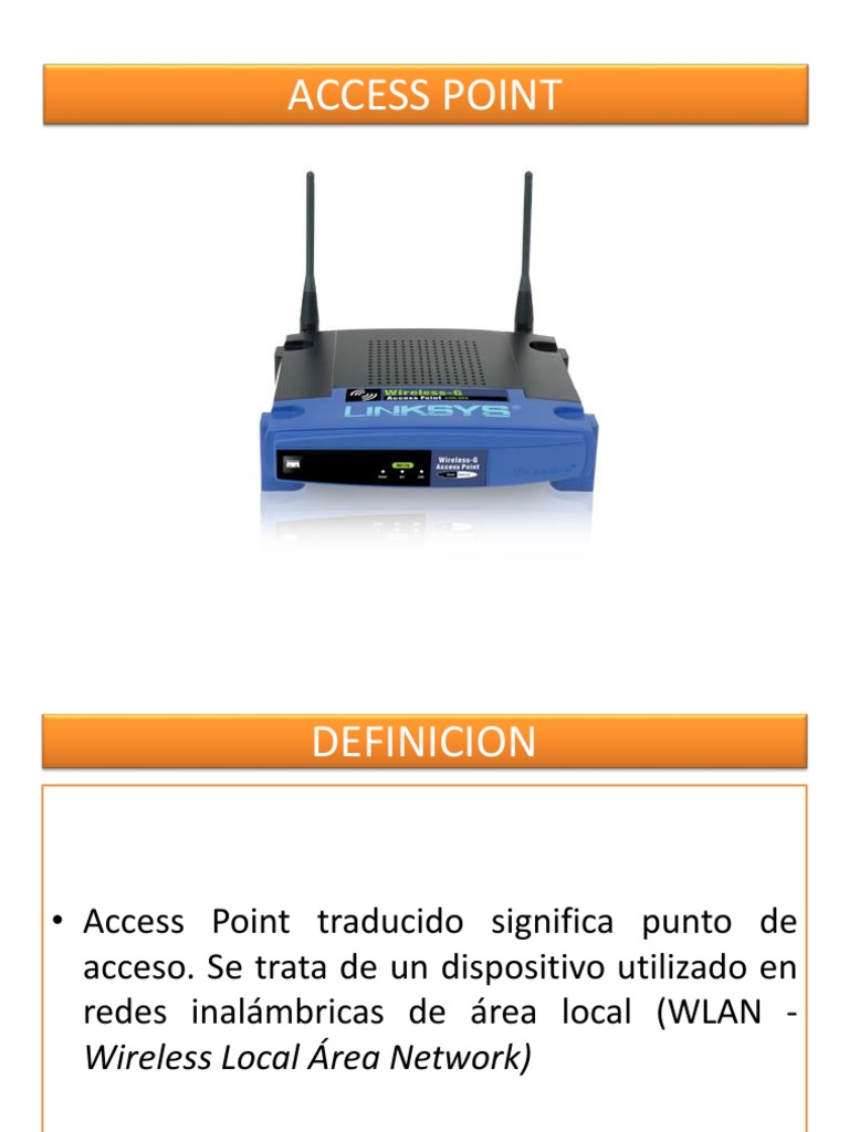 Access Point PDF | PDF | Punto de acceso inalámbrico | Inalámbrico