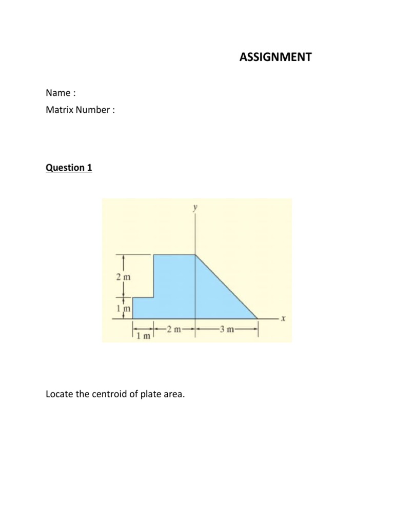 Static Assignment (Individual) | PDF
