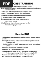 Basic Horse Training | PDF | Equidae | Horses