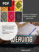 Arts and Crafts of Luzon | PDF | Weaving | Textiles