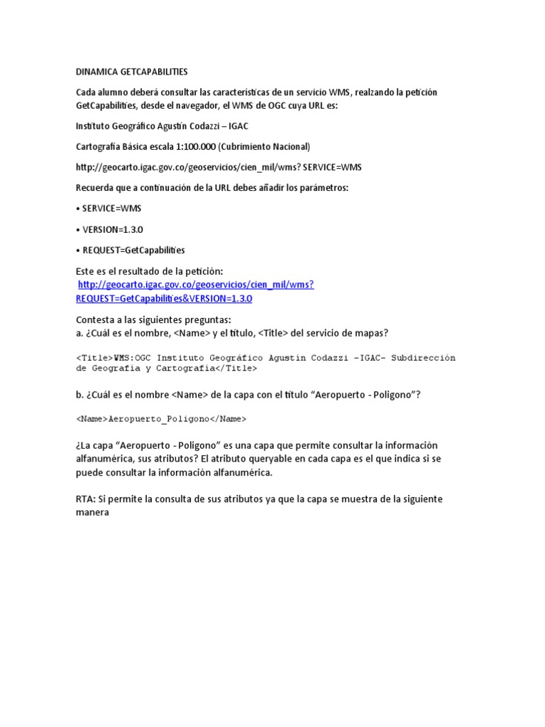 GetCapabilities WMS | PDF