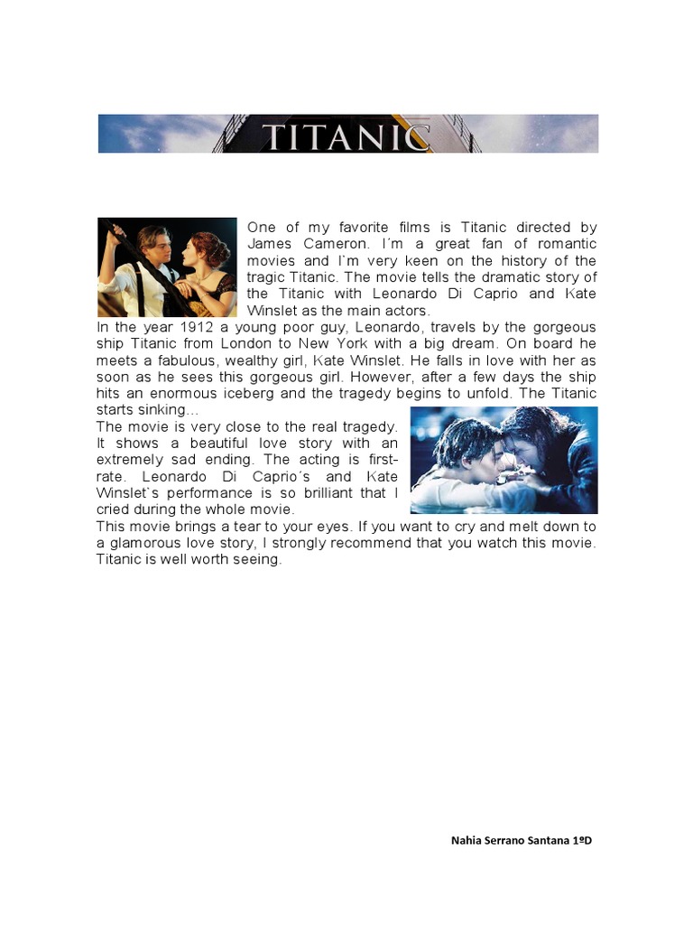 FILM REVIEW - Titanic | PDF