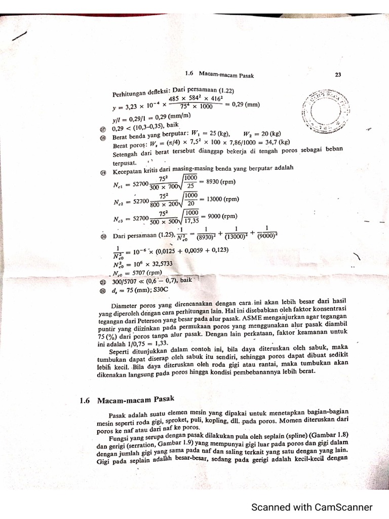 Materi 2 - Perencanaan Pasak | PDF