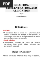 Alligation Methods in Pharmacy Calculations | PDF | Mass Concentration ...