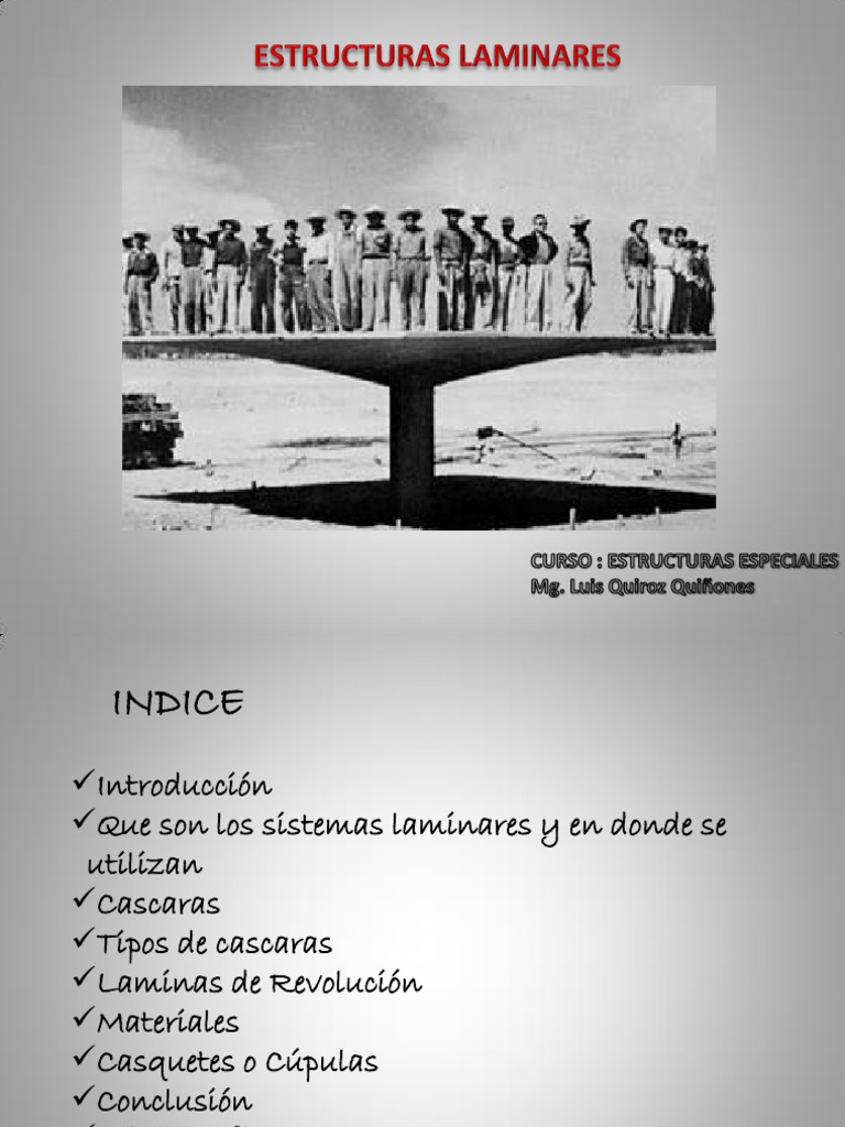 Estructuras Laminares Conceptos | PDF | Hazme | Curva