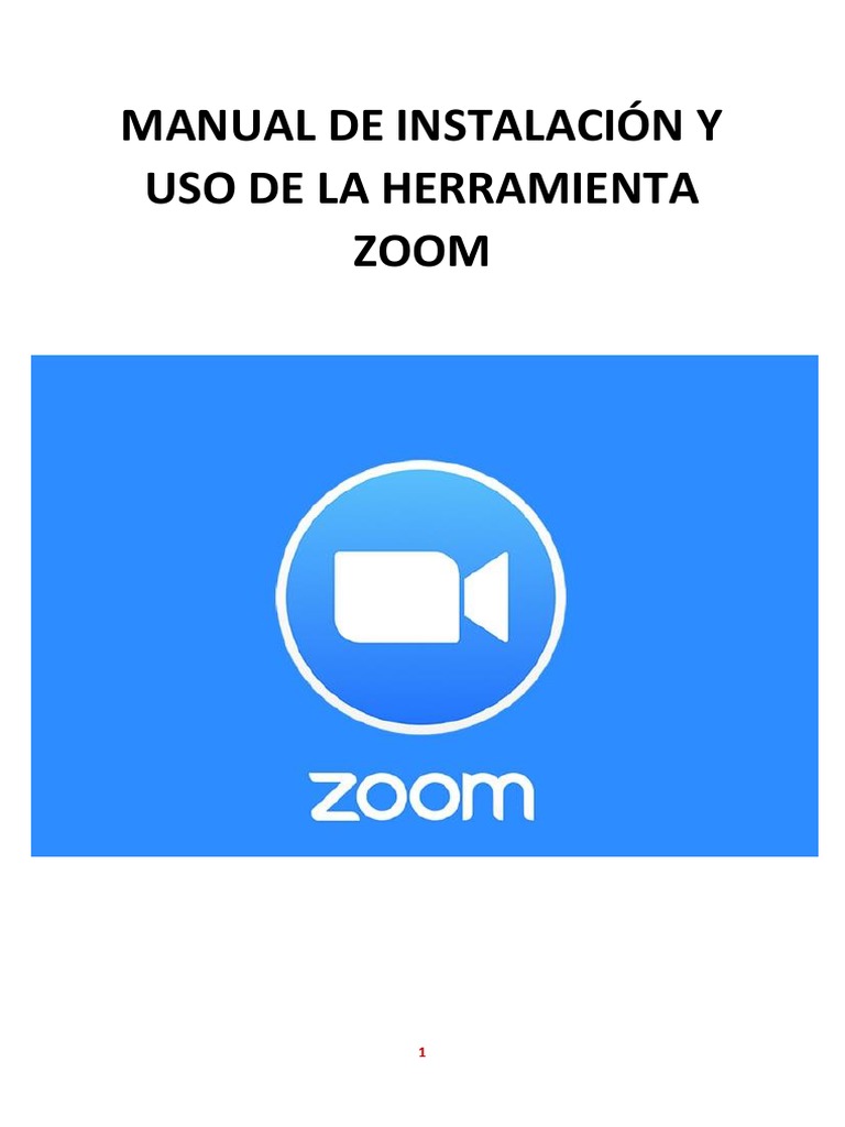 MANUAL DE INSTALACIÓN Y USO DE HERRAMIENTA ZOOM | Ventana (informática ...