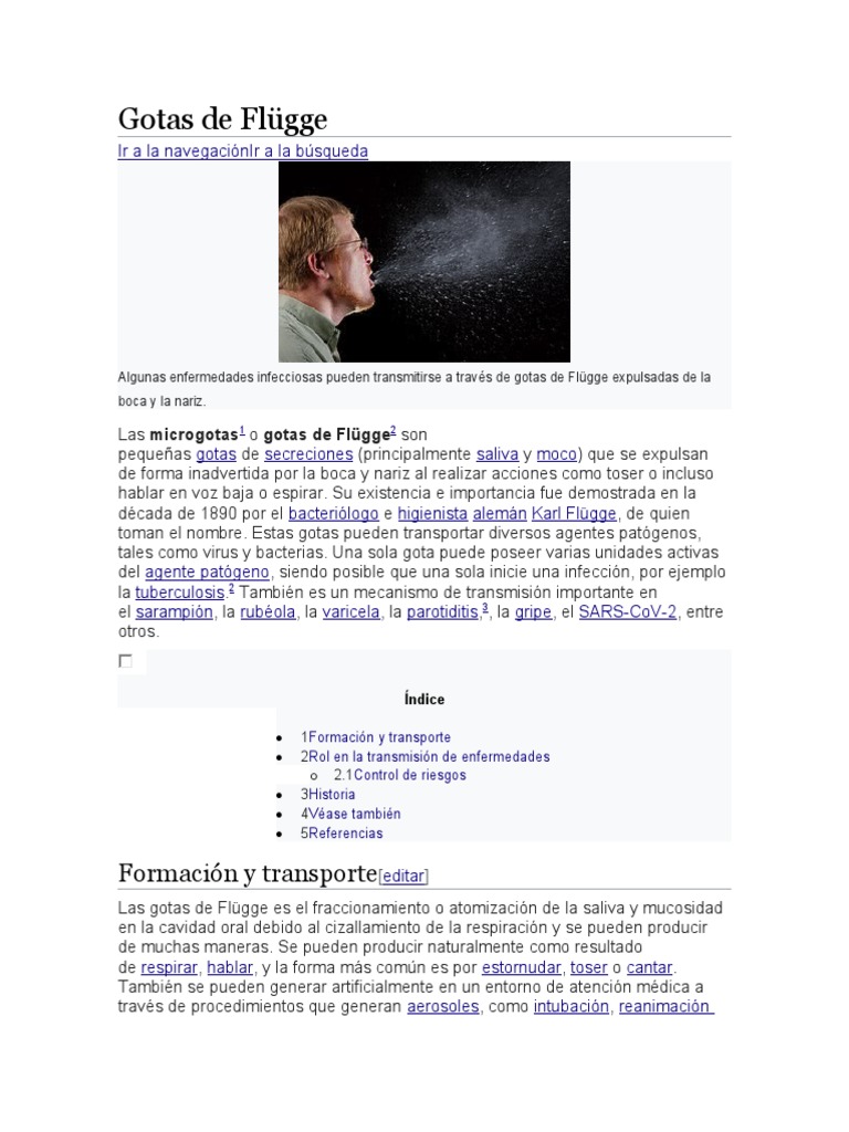 Gotas de Flügge | PDF | Virus | Influenza