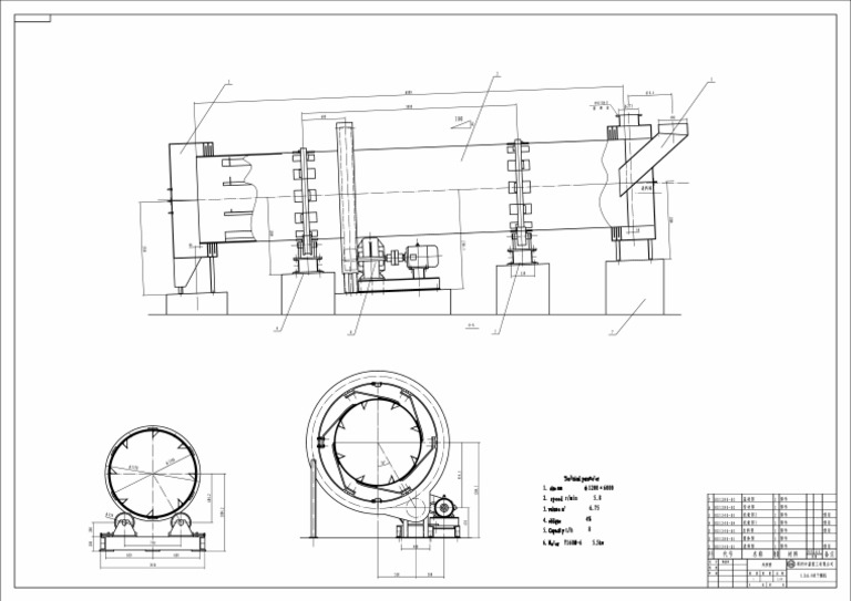 1260 Rotary Dryer DWG | PDF