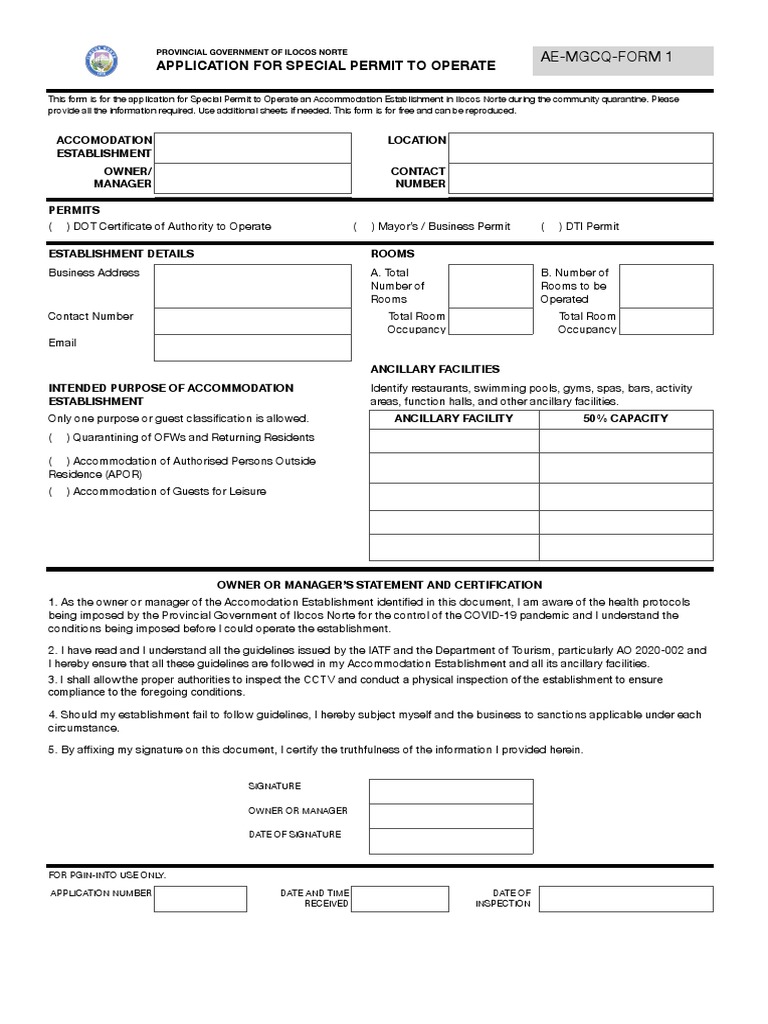 Ilocos Norte Ae MCQ Form 1 | PDF | Government | Business